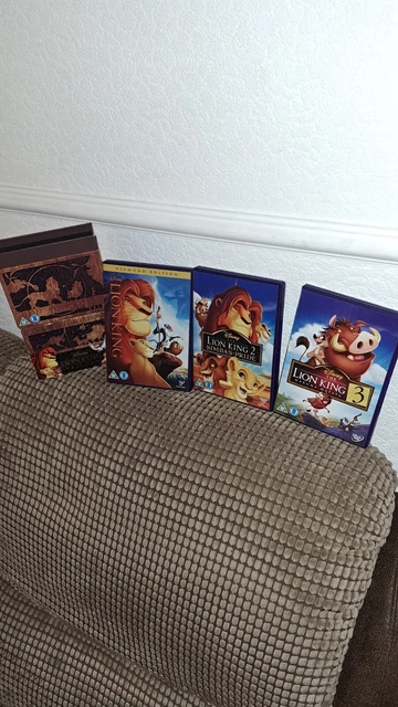 DISNEY LION KING Trilogy 3 Movie Collection Dvd Boxed Set £11.99 ...