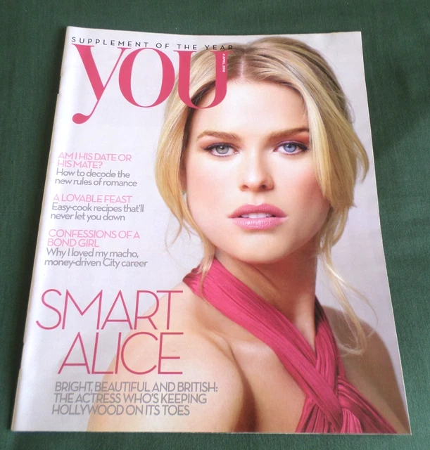 ALICE EVE - Actress / Film Star - You Magazine-4 April 2010 £6.99 ...