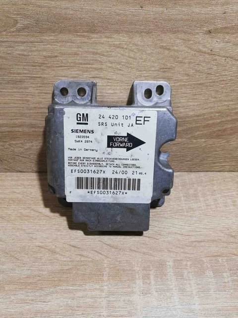 OPEL OMEGA 24420101 SRS Airbag Crash Sensor Siemens $82.10 - PicClick CA