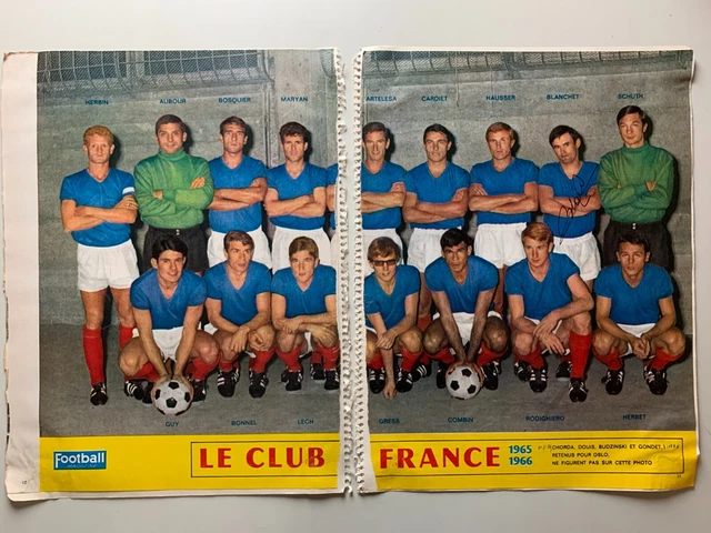 PHOTO FOOTBALL MAGAZINE - Equipe De France - Bernard Blanchet ...
