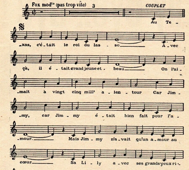 PARTITION CHT 1945 WW2 - Lily Bye... Bye... Guy BERRY Georgette PLANA ...