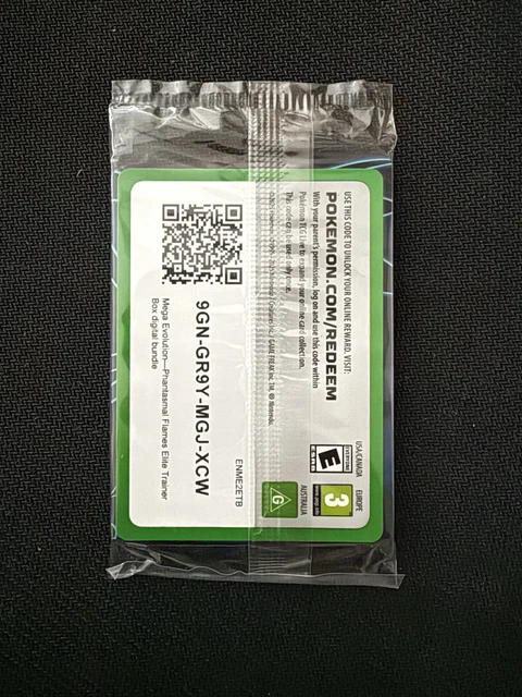 POKÉMON TCG CHARCADET Promo 022 Sealed, Phantasmal Flames ETB Promo ...