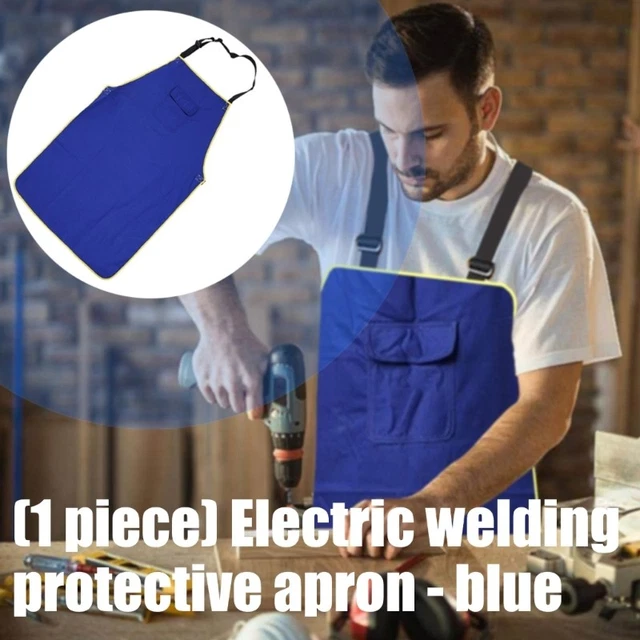 SAFETY WELDING WORK Apron With Adjustable Straps Flame Resistant ...