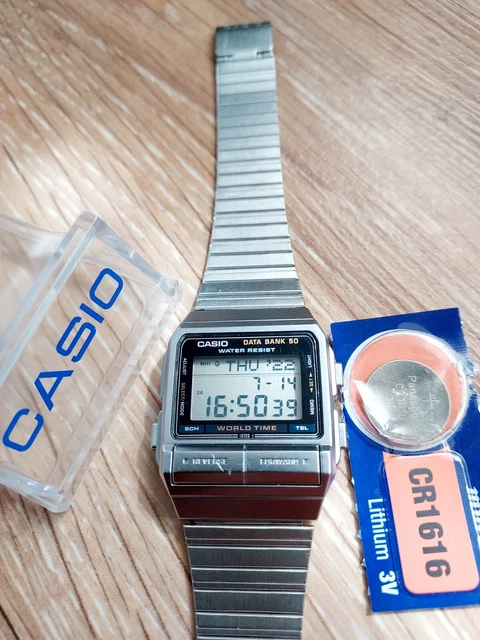 Montre Casio Db 520 [675] World Time Data Bank 50 Korea Eur 90 00