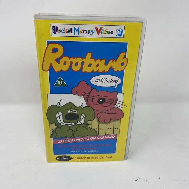 ROOBARB AND CUSTARD, VHS Video, Children’s Entertainment, 20 Episodes £ ...