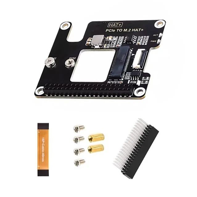 PCIE TO M.2 Adapter for Raspberry Pi 5, Supports NVMe Protocol M.2 £15. ...