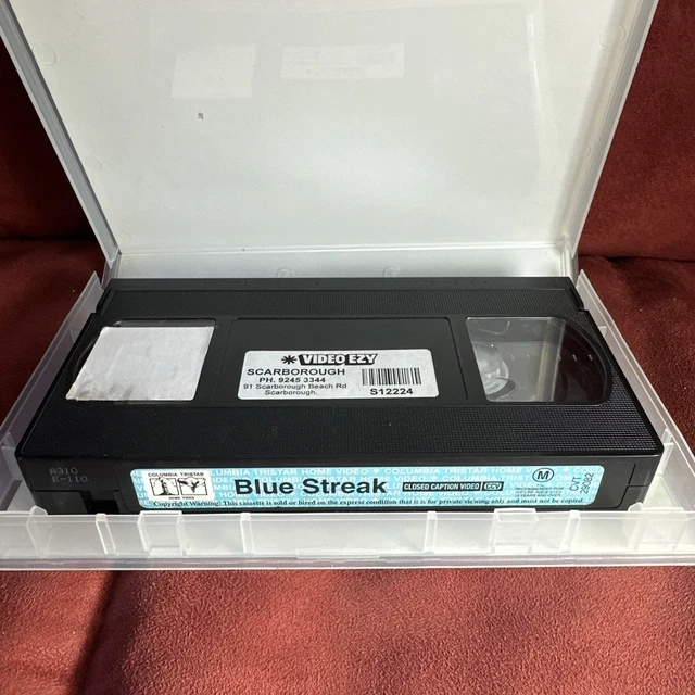 BLUE STREAK (VHS Tape, Big Box, 1999) : Martin Lawrence - Free Shipping ...