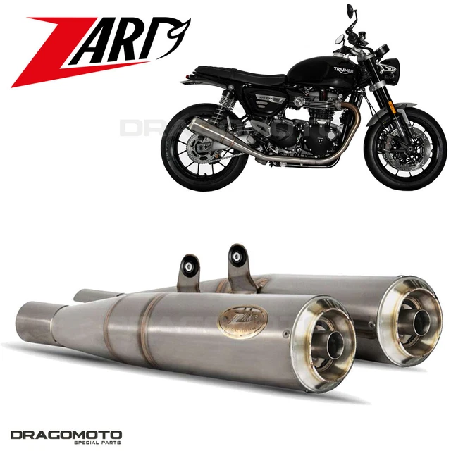 SPEED TWIN 1200 TRIUMPH 2021 2022 ZARD Pot échappement CONICAL RC ...
