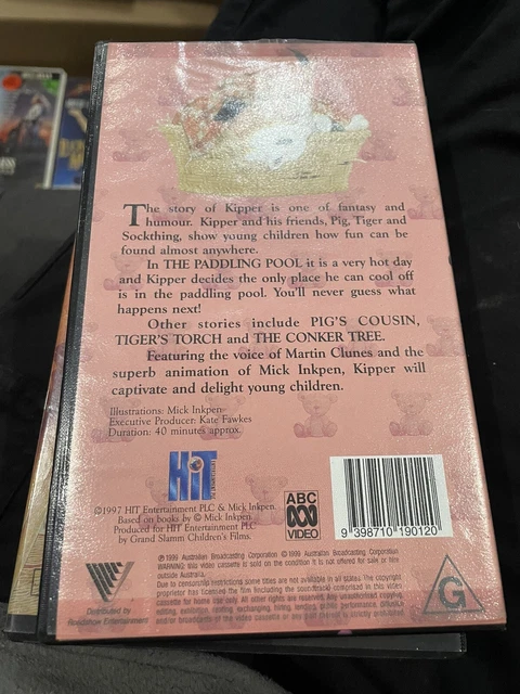 KIPPER - THE Paddling Pool (VHS, 1997) PAL $8.00 - PicClick AU