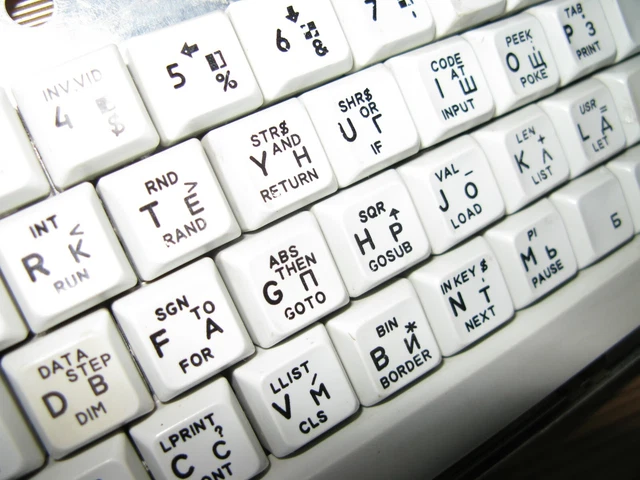 REED SWITCH KEYBOARD from soviet clones of ZX SPECTRUM-48 / 128 one or ...