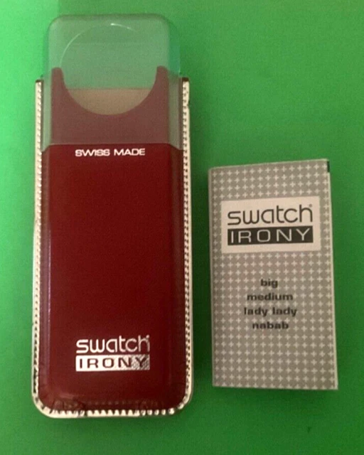 GENUINE SWATCH IRONY Vintage Watch Case with 'the club' leaflet £20.20 ...