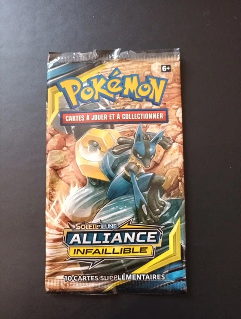 POKÉMON BOOSTER VIDE Alliance Infaillible Soleil Et Lune Lucario EUR 1 ...