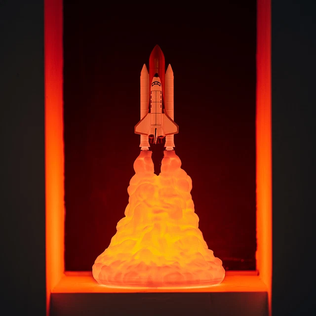 LED3D PRINTING NIGHT Light 3D Printing Light Space Light Smart Ho £64. ...