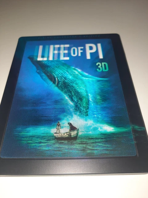 LIFE OF PI 3d blu ray steelbook lenticular rare out of print very good ...