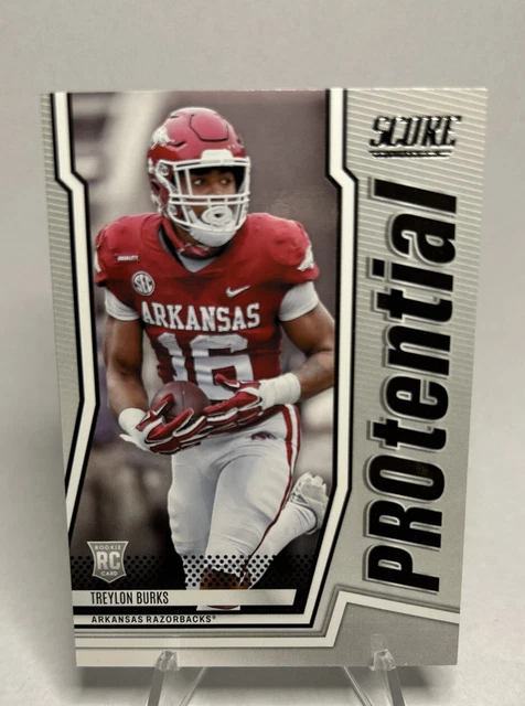 TREYLON BURKS 2022 Panini Score PROtential recrue RC #P-TB Arkansas EUR ...