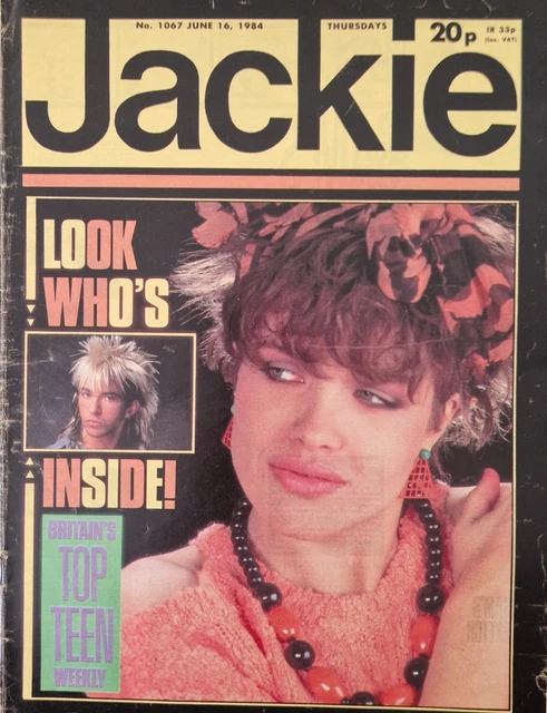 JACKIE MAGAZINE 16 June 1984 Blue Note Nightclub Derby, Limahl, Bourgie ...