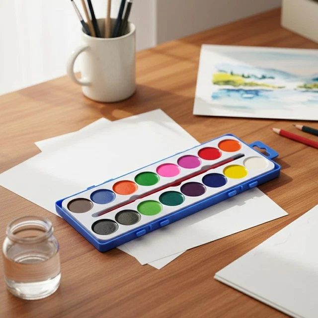 8/12/16 GRIDS MINI Watercolour Paint Set, Portable Palette ♘ T7L7 EUR 6 ...