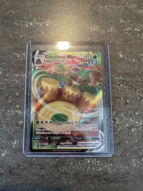 CARTE POKÉMON GORYTHMIC Vmax 023/264 FULL ART EB8 Poing de Fusion Neuve ...