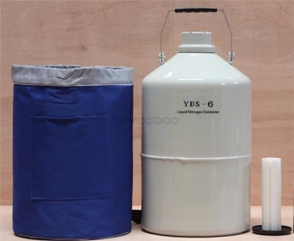 2 L LIQUID Nitrogen Tank Cryogenic LN2 Container Dewar With Straps vv £ ...