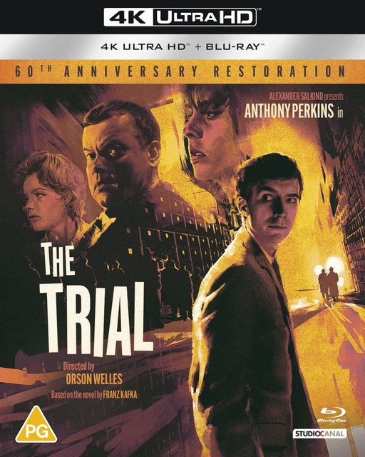 THE TRIAL (4K UHD Blu-ray) Jeanne Moreau Romy Schneider Orson Welles ...