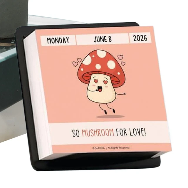 2026 PUNNY MOTIVATIONAL Calendar Daily Motivational Quotes Table ...