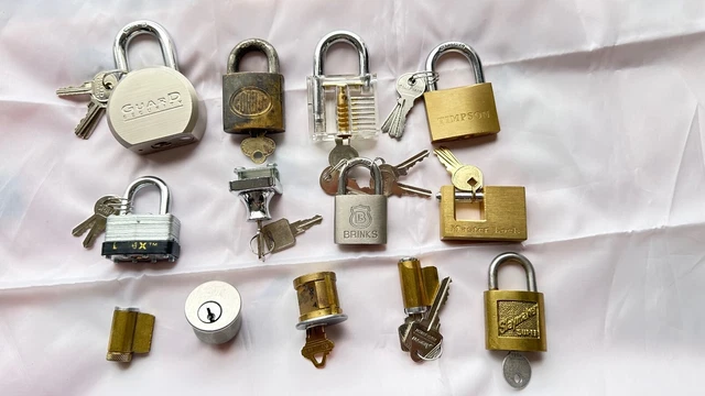 LOT OF THIRTEEN assorted locks for locksport beginners $47.00 - PicClick CA