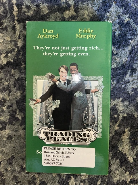 TRADING PLACES VHS 1991 Dan Aykroyd Eddie Murphy Paramount £0.78 ...