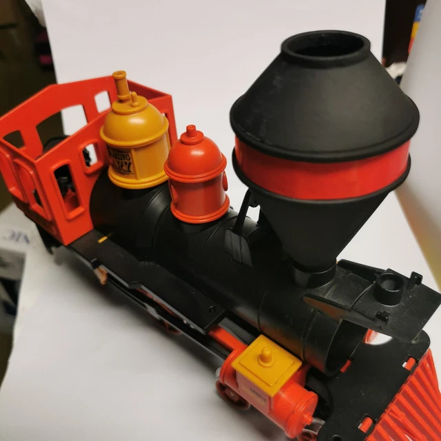 PLAYMOBIL CHEMINÉE TRAIN Locomotive western 4054 4034 custom (envoi ...