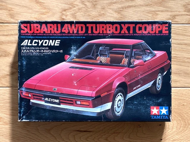 TAMIYA SUBARU XT 4WD Turbo Coupe Alcyone unassembled 1/24 model kit no ...