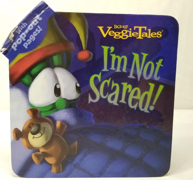 VEGGIETALES IM NOT Scared Kids Book Pop-Out Pages Jerrad Matthew Veggie ...
