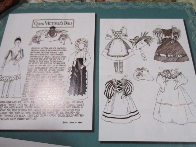 12PG SUSAN SIRKIS Paper Doll History Article PRETENT PAPER Work Of ...