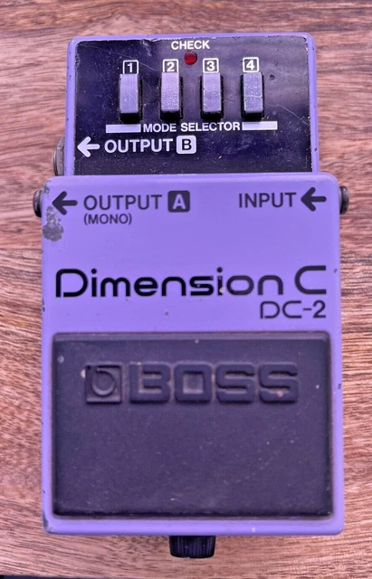 BOSS DC-2 DC2 Dimension C Chorus Vintage 1980's MIJ Guitar FX Pedal ...