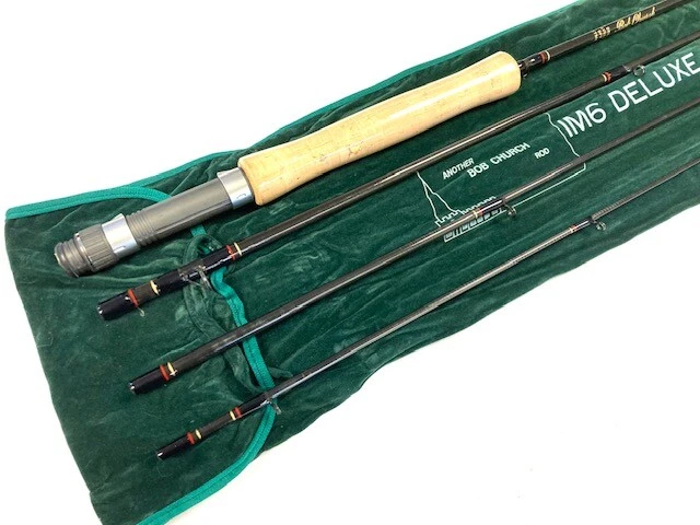 BOB CHURCH IM6 9' Deluxe 4 piece Traveller rod line #5 with bag £99.00 ...