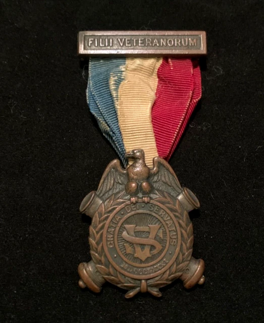 ORIGINAL US CIVIL WAR SONS of VETERANS ORGANIZATION MEDAL $45.99 - PicClick