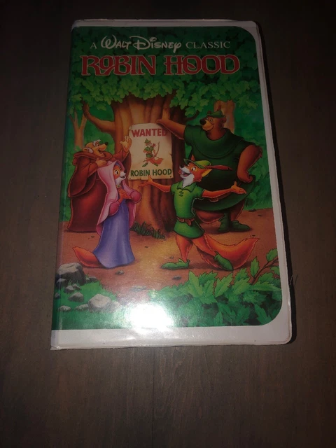 Walt Disneys Classic Black Diamond Robin Hood Vhs 1189 £538 Picclick Uk 3272