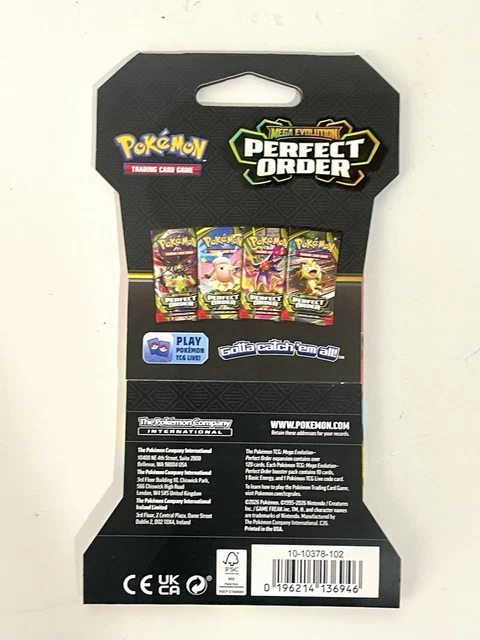 POKÉMON TCG MEGA Evolution Perfect Order Booster Packs | Sealed | New £ ...