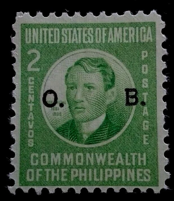 PHILIPPINES:1941 JOSE RIZAL - Postage Stamp of 1941 Overprin ...