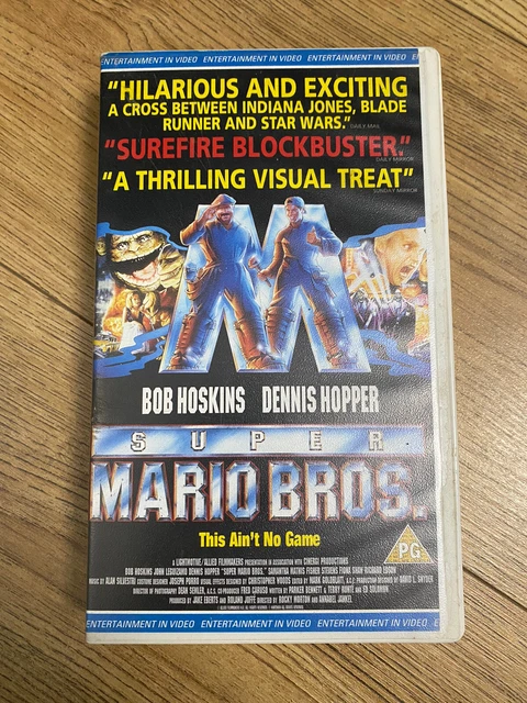 SUPER MARIO BROS: The Motion Picture [VHS] [1993] [VHS Tape] £23.97 ...