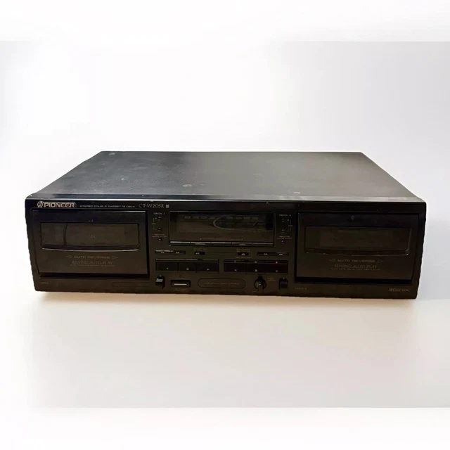 VINTAGE PIONEER DUAL Stereo Cassette Player Auto Reverse Dolby CT-W205R ...