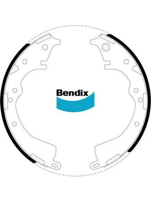 BENDIX BRAKE SHOES fits Toyota Hilux 2.7 RZN169,RZN174 4WD (BS1768) EUR ...
