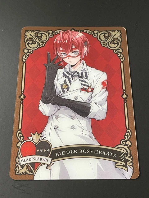 DISNEY TWISTED WONDERLAND Riddle Rosehearts P3-01 Wafer Card Japanese F ...