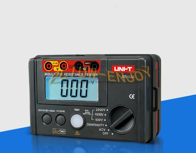 UNI-T UT502A 2500V Digital Insulation Tester Ohm Megohmmeter Light ...