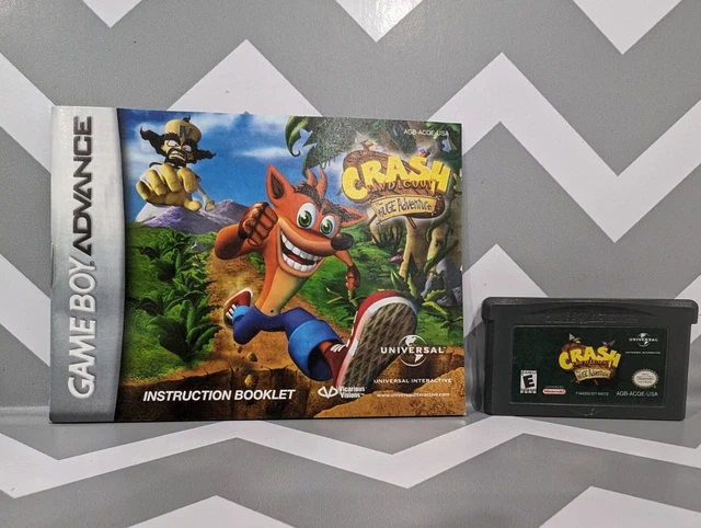 NINTENDO GAME BOY Advance - Crash Bandicoot: Huge Adventure - Manual ...