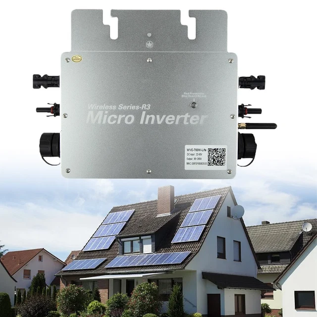 WVC-700W SINGLE-PHASE SOLAR Grid-connected Microinverter With Built-in ...
