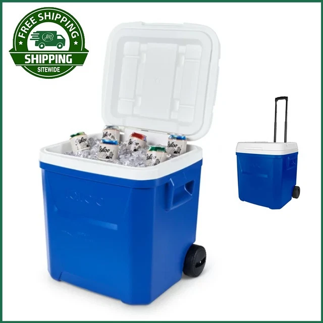 60 QT LAGUNA Ice Chest Cooler with Wheels, Blue. $36.78 - PicClick