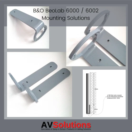 BEOLAB 6000 6002 Quality Wall Brackets Mounts for Bang & Olufsen B&O ...