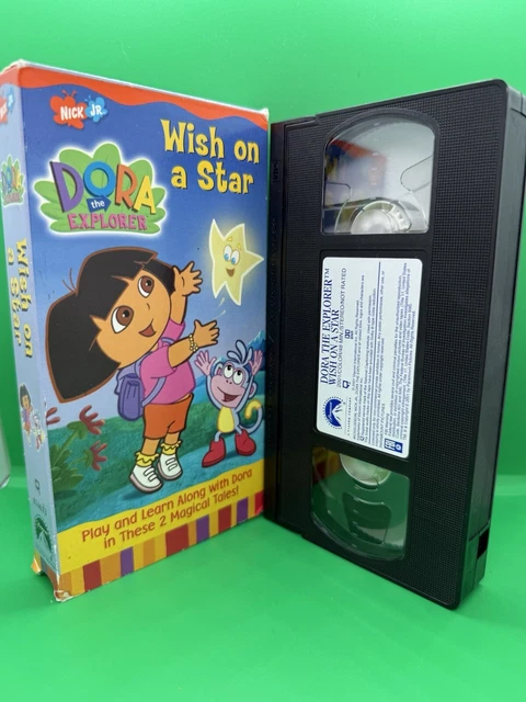 DORA THE EXPLORER: Wish On A Star VHS 2001 Nick Jr Kids Learn Spanish ...