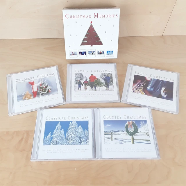 CHRISTMAS MEMORIES 5 Cd Box Set Chidrens Family Jazz Country Classical Various £3.99 - PicClick UK