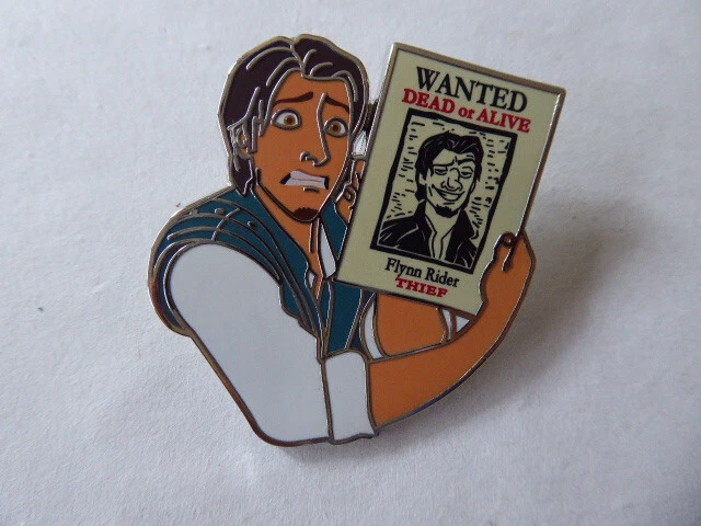 DISNEY TRADING PINS 161452 Flynn Rider - Tangled - Thief - Wanted Dead ...