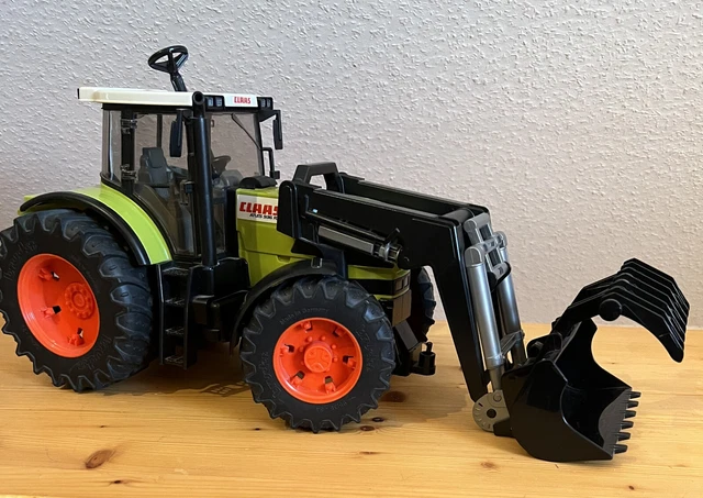 BRUDER CLAAS TRAKTOR Atles 936 RZ mit Silogreifer und Frontgewicht ...